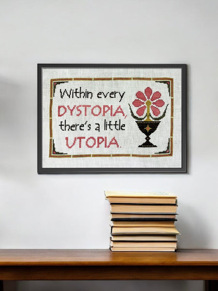 Dystopia Cross Stitch Pattern – Forbidden Fiber Co