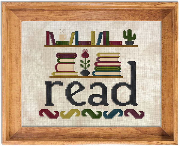 Read Cross Stitch Pattern (Word Play Series) – Forbidden Fiber Co